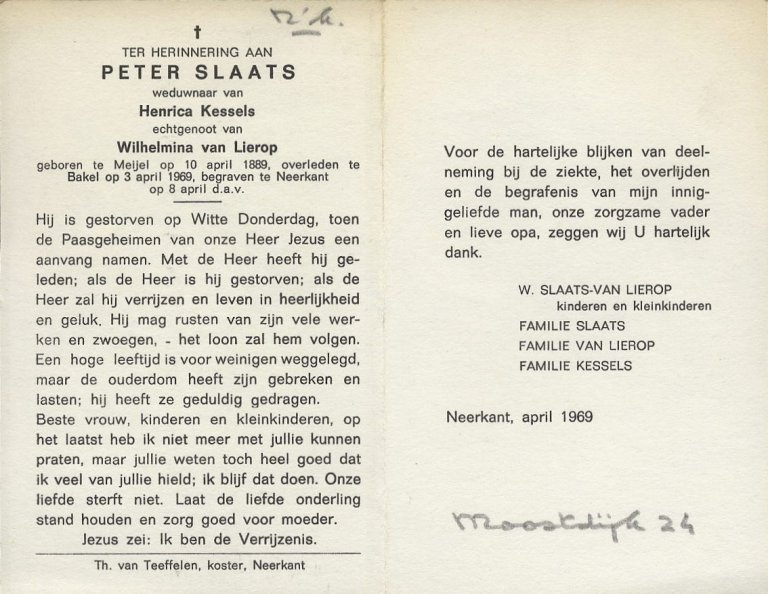 Peter Slaats 1889-1969 - de ziel van Neerkant