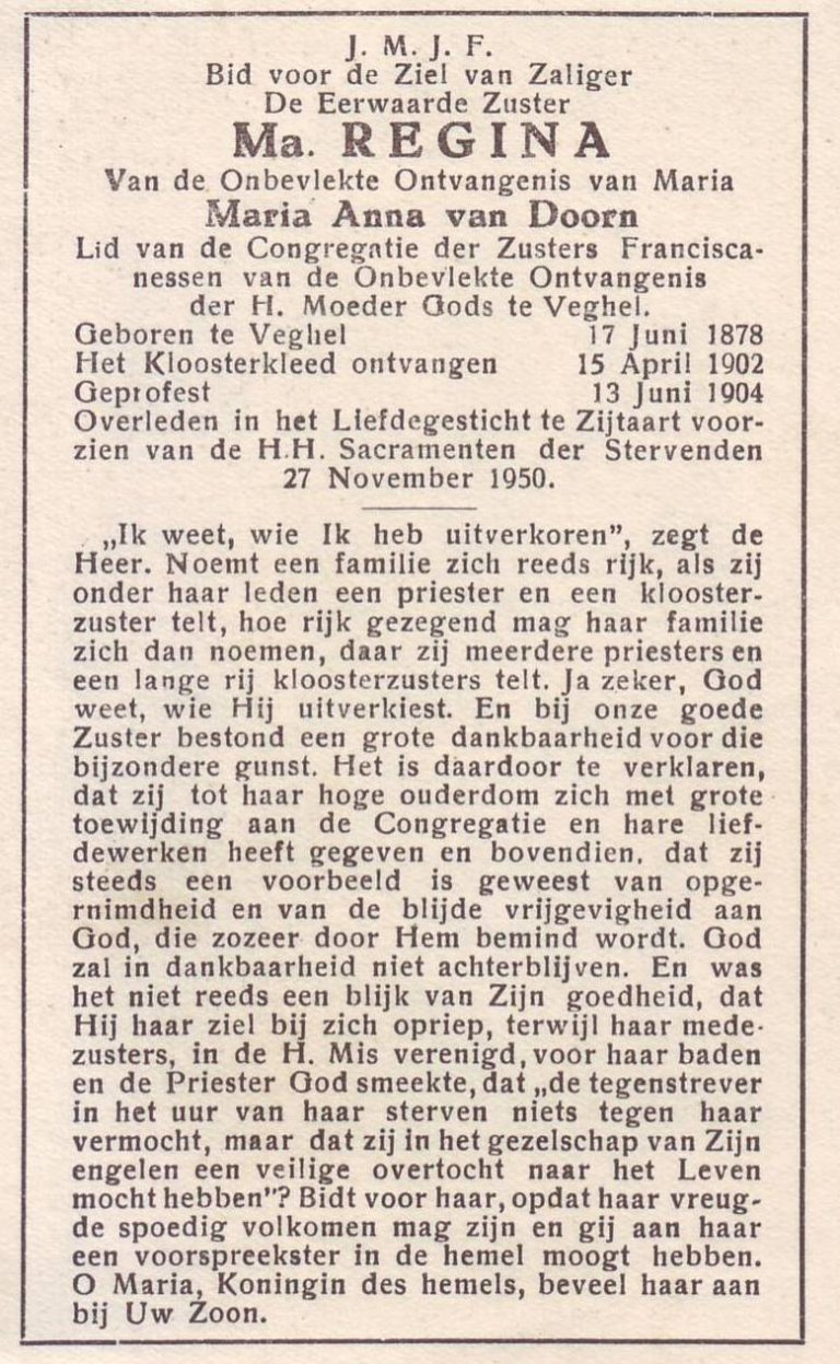 Maria Anna van Doorn 1878-1950 - de ziel van Neerkant